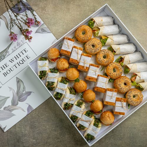 Layered Box | Catering - The White Boutique